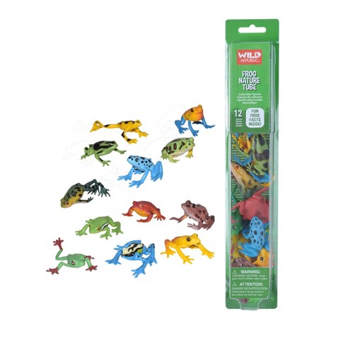 Wild Republic Nature Tube Frog Figurines, 12 Pieces : Target