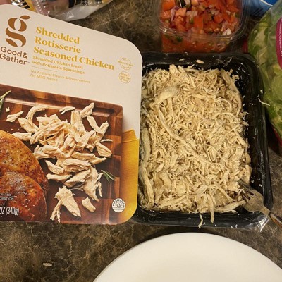 Shredded Rotisserie Seasoned Chicken - 12oz - Good & Gather™ : Target