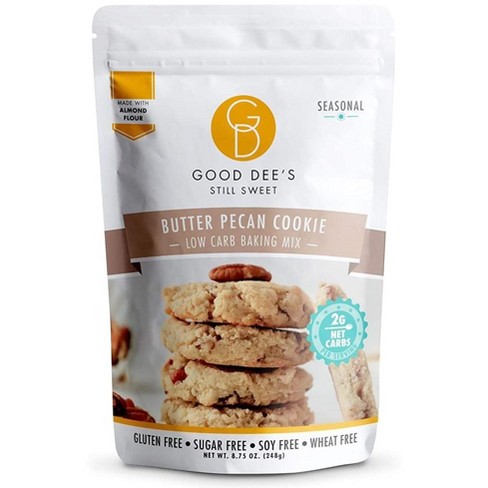Good Dee's Butter Pecan Cookie Baking Mix, Low Carb & Keto-friendly ...
