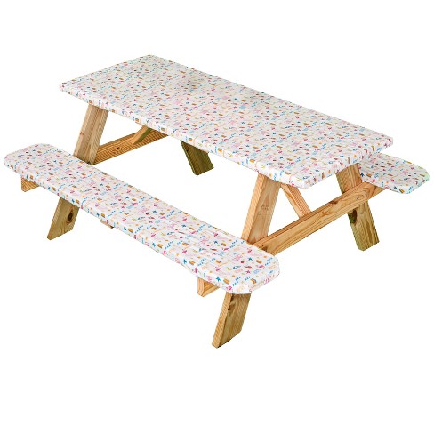 The Lakeside Collection 3-pc. Custom-fit Picnic Table Covers - Fun In ...