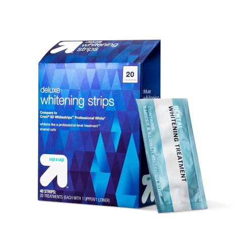 20 Day Ultra Vibrant Whitening Strips - Up & Up™ : Target