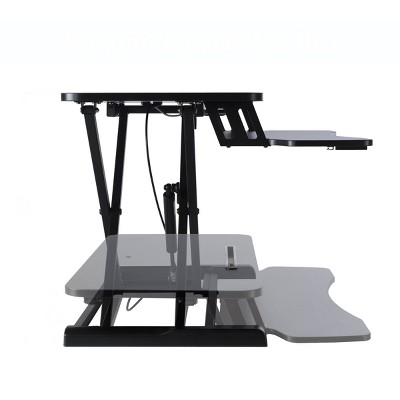 Buy Adjustable Height Extra Large Standing Desk Converter Black ...