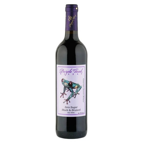 Purple Toad Zero Sugar Black & Bruised Wine - 750ml Bottle : Target