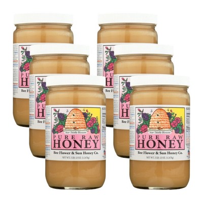 Bee Flower & Sun Honey Co. Star Thistle Blossom Pure Raw Honey - Case ...