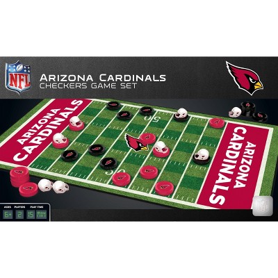 Masterpieces Officially Licensed Nfl Arizona Cardinals Checkers Board ...