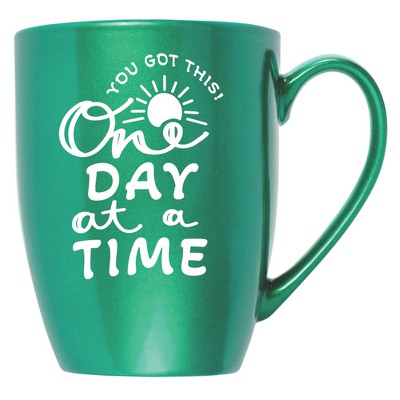 Elanze Designs You Got This One Day At A Time Emerald Green 10 Ounce ...