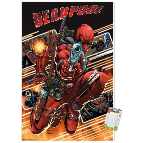 Trends International Marvel Comics Deadpool - Attack Collage Unframed ...
