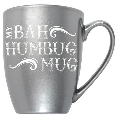 Elanze Designs My Bah Humbug Mug Grey 10 ounce New Bone China Coffee ...
