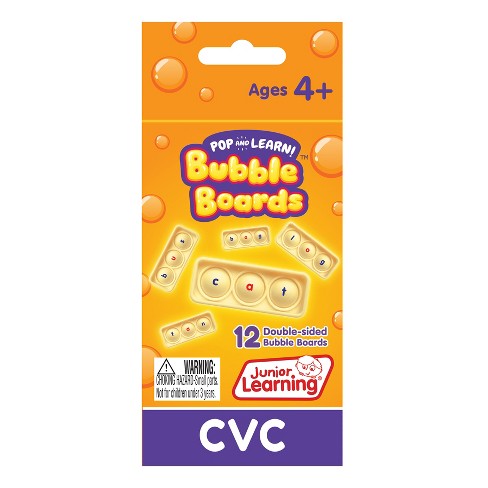 Junior Learning® Cvc Pop And Learn™ Bubble Boards : Target