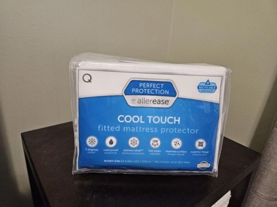Allerease Twin Perfect Protection Cool Touch Waterproof Machine Washable Fitted Mattress ...