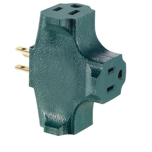 Leviton Grounded 3 Outlets Adapter 1 Pk : Target