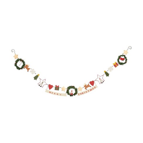 Gallerie Ii 40" Clap Saddle Christmas Garland : Target