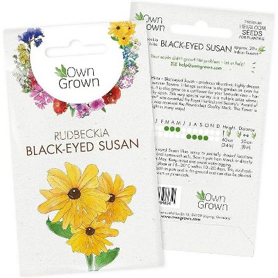 Owngrown Premium Black Eyed Susan Seeds, Black : Target