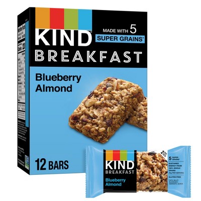 Kind Breakfast Blueberry Almond Bars - 6ct : Target