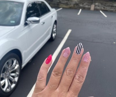 Kiss Salon Dip All-in-one Fake Nails Manicure Kit - 40ct : Target