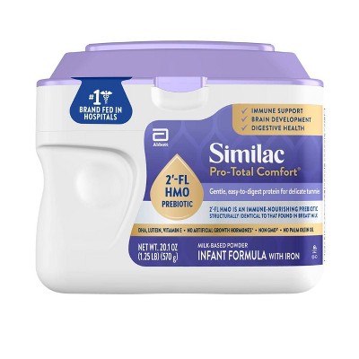 Similac Pro-total Comfort Non-gmo Powder Infant Formula - 29.8oz : Target