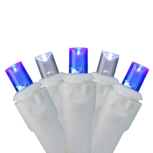 Northlight 50ct Wide Angle Led String Lights Blue/white - 16.25' White ...