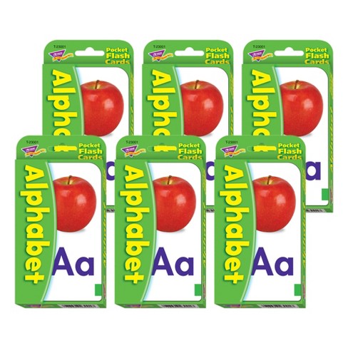 Trend Alphabet Pocket Flash Cards, 6 Packs : Target