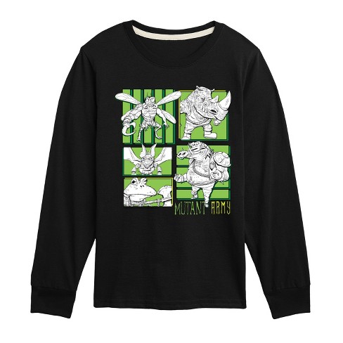 Boys' - Teenage Mutant Ninja Turtles Mutant Mayhem - Mutant Army Long Sleeve Graphic T-shirt ...