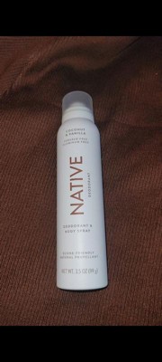 Native Spray Deodorant for Women & Men - Coconut & Vanilla - Aluminum ...