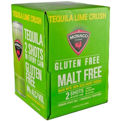 Monaco Tequila Lime Crush Cocktail - 4pk/355ml Cans : Target