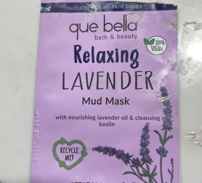 Que Bella Relaxing Lavender Mud Mask - 0.5oz : Target