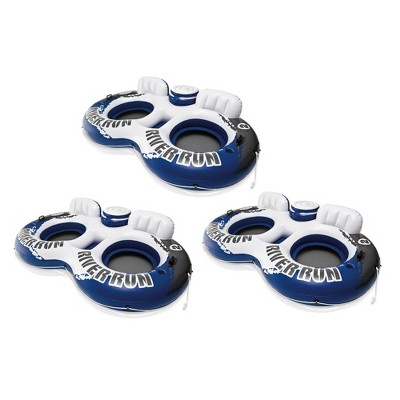 Intex River Run Ii 2-person Water Tube Float W/ Cooler And Connectors ...