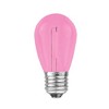 Novelty Lights Pink S14 Hanging Led String Light Replacement Bulbs E26 ...