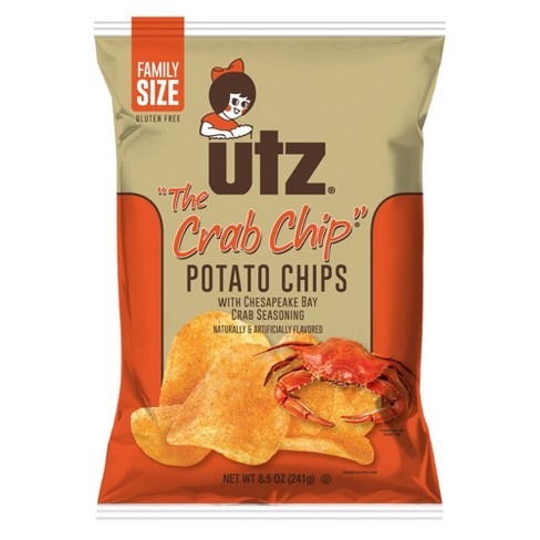 Utz "the Crab Chip" Potato Chips - 7.75oz : Target