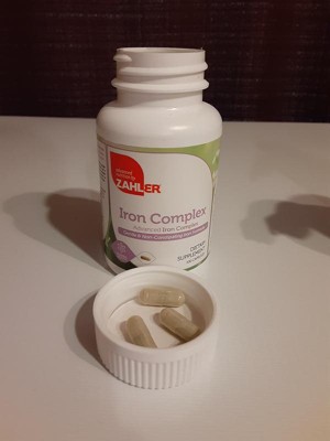 Zahler Iron Complex, Complete Blood Building Iron Supplement With ...