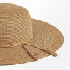 Women's Tassel Tie Wide Brim Straw Sun Hat - Cupshe-f-camel : Target