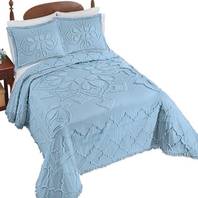 Collections Etc Luxurious Textured Delilah Chenille Bedspread Queen ...