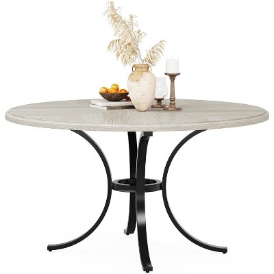 Tribesigns 47 Inch Round Dining Table For 4 People, Grey : Target