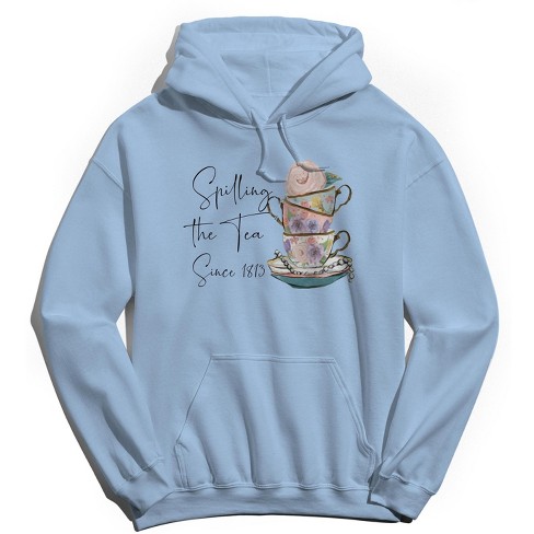 Rerun Island Women's Spilling The Tea Since 1813 Long Sleeve Oversized ...