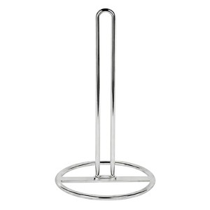 Home Collection Countertop Paper Towel Holder Stand for Kitchen Silver ...