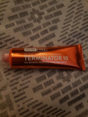 Acnefree Severe Acne Spot Treatment Terminator 10 With 10% Benzoyl ...