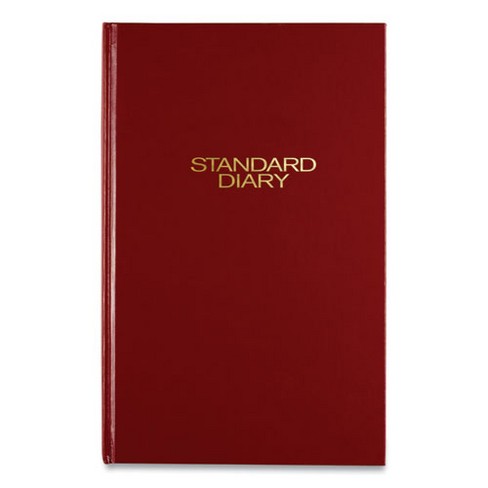 Standard Diary Daily Diary, 2025 Edition, Wide/legal Rule, Red Cover ...