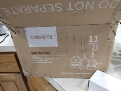 Carote Pots And Pans Set, Nonstick Cookware Sets Detachable Handle ...