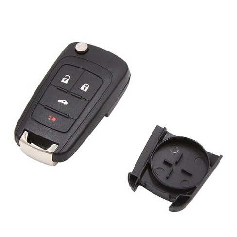 Unique Bargains 4 Button Folding Uncut Key Fob Remote Case Shell ...