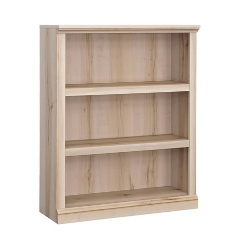 Sauder 43.78 3 Shelf Vertical Bookcase Pacific Maple