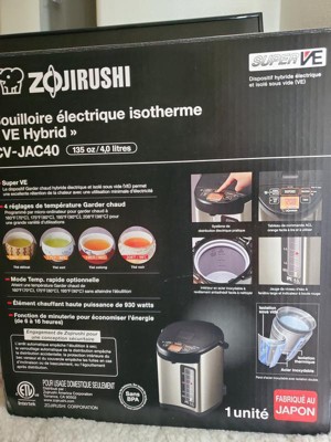 Zojirushi Hybrid Water Boiler & Warmer - Silver - Cv-jac40 Ve : Target