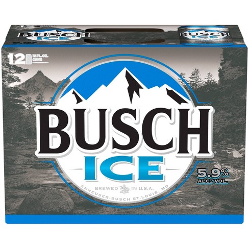Busch Ice Beer - 12pk/12 Fl Oz Cans : Target