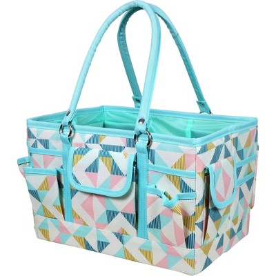 Singer Abstract Geo Print Storage Tote : Target