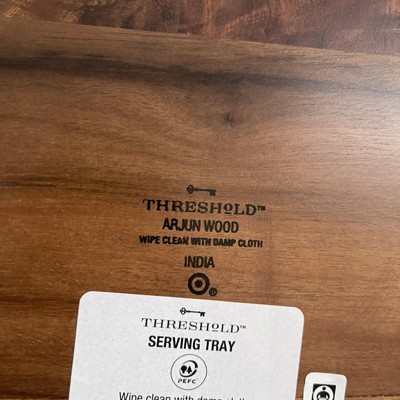 20" X 13" Wood Signature Serving Tray - Threshold™ : Target