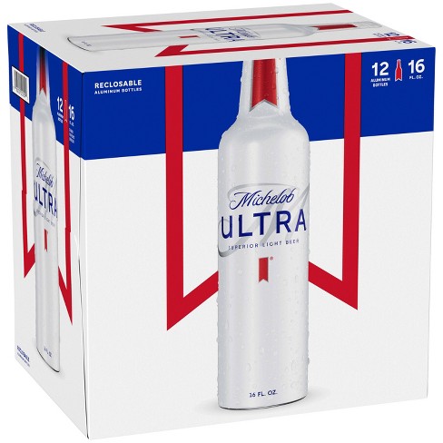 Michelob Ultra Superior Light Beer - 12pk/16 Fl Oz Aluminum Bottles ...