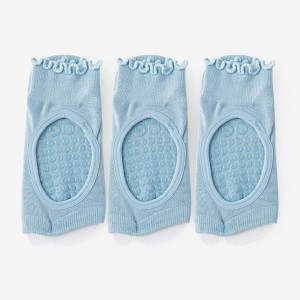 Anna-Kaci Candy Color Open-Back Yoga Socks for Women, Non-Slip Pilates ...