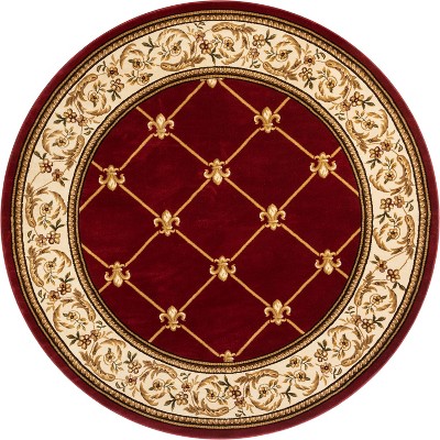 Well Woven Pastoral Medallion French European Floral Formal Traditional ...