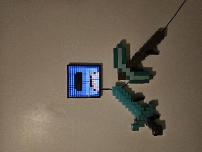 Minecraft Pixel Led Novelty Table Lamp : Target