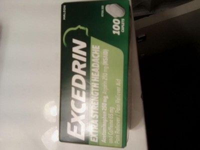 Excedrin Extra Strength Pain Reliever Caplets - Acetaminophen/aspirin ...