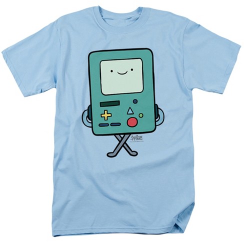 Adventure Time Bmo Unisex Adult T Shirt, Light Blue, 2x-large : Target
